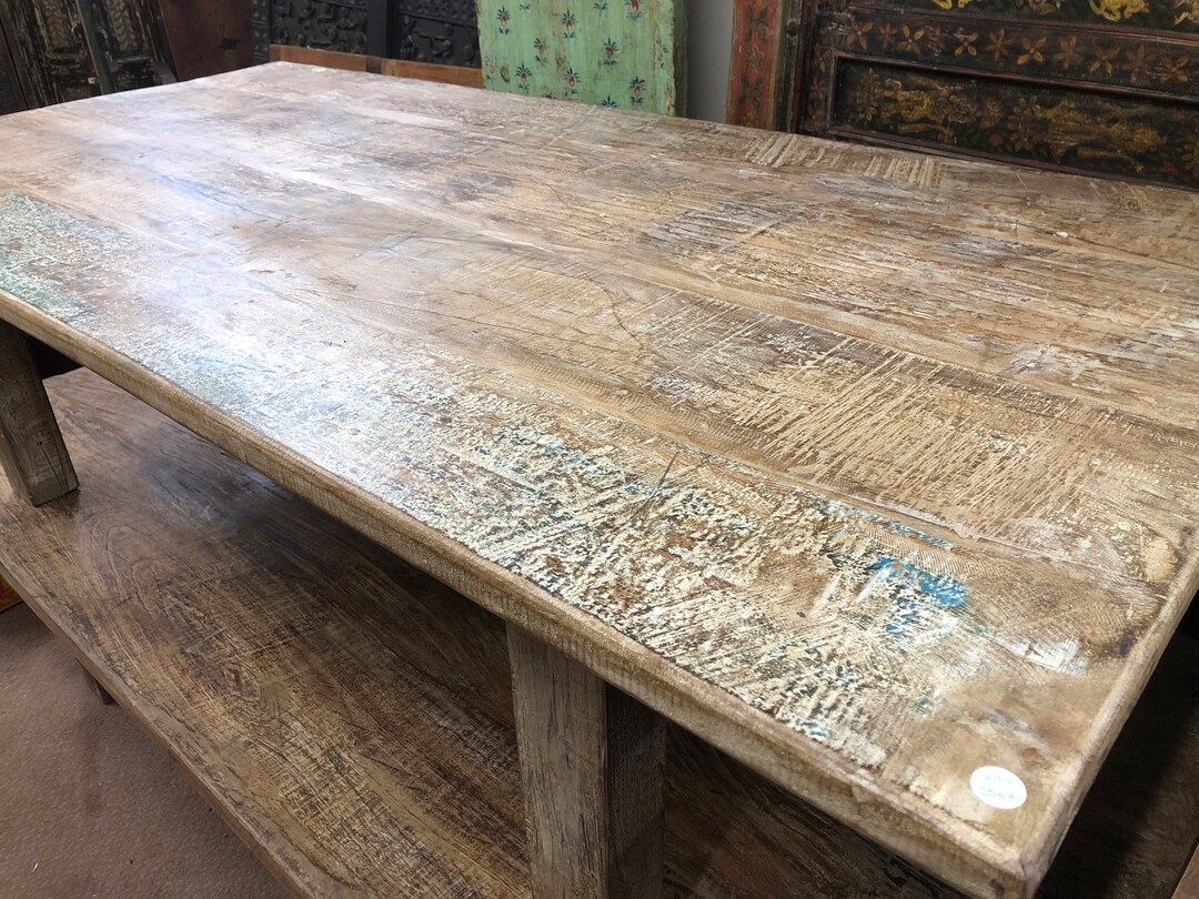 Stunning Reclaimed Old Teak Coffee Table - Etsy