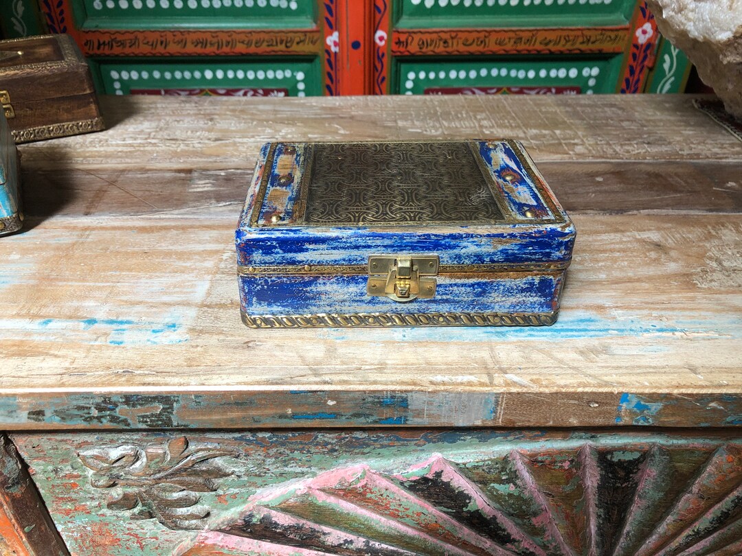 Attractive Mango/embossed Metal Box - Etsy