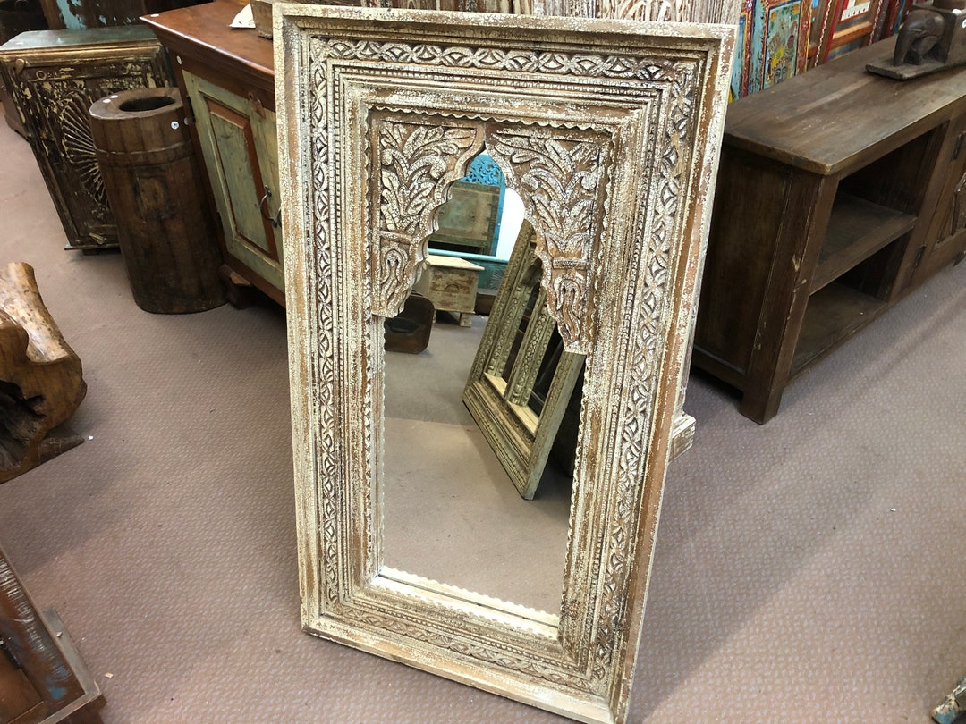 Striking Hand Carved Mihrab Arch Mirror - Etsy