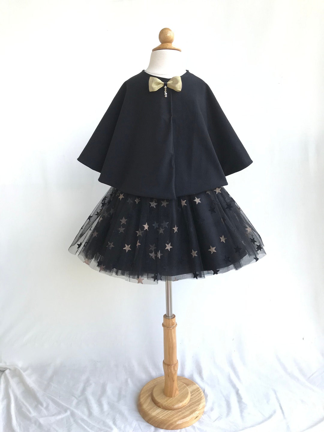 Little Witch Cape. Black Cape. Witch Cape. Halloween Black Costume ...