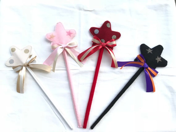 Magic wand. Star wand. Halloween wand. Fairy wand. Princess | Etsy
