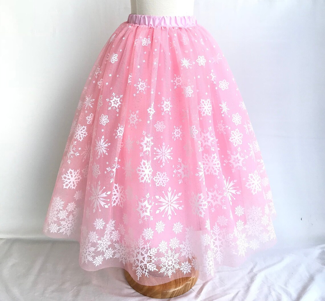 Adult Elsa Skirt. Adult Snowflake Skirt. Snowflake Themed Party. Adult ...