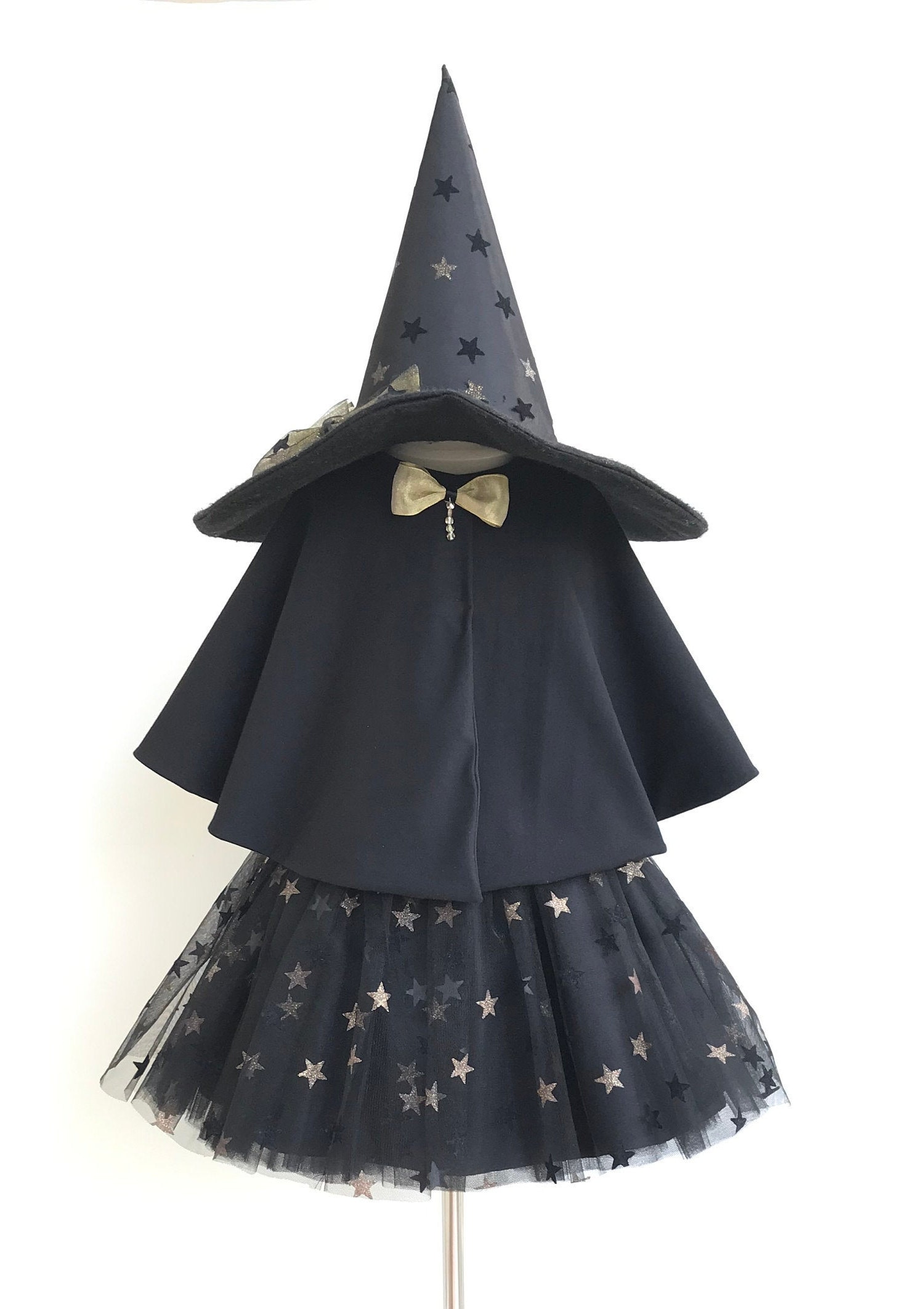 Little Witch Cape. Black Cape. Witch Cape. Halloween Black Costume ...