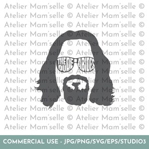 Big Lebowski the Dude SVG PNG AI Instant Digital Download - Etsy Canada