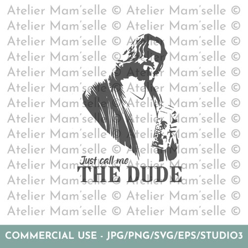 The Dude Abides SVG Digital Download - Etsy Canada