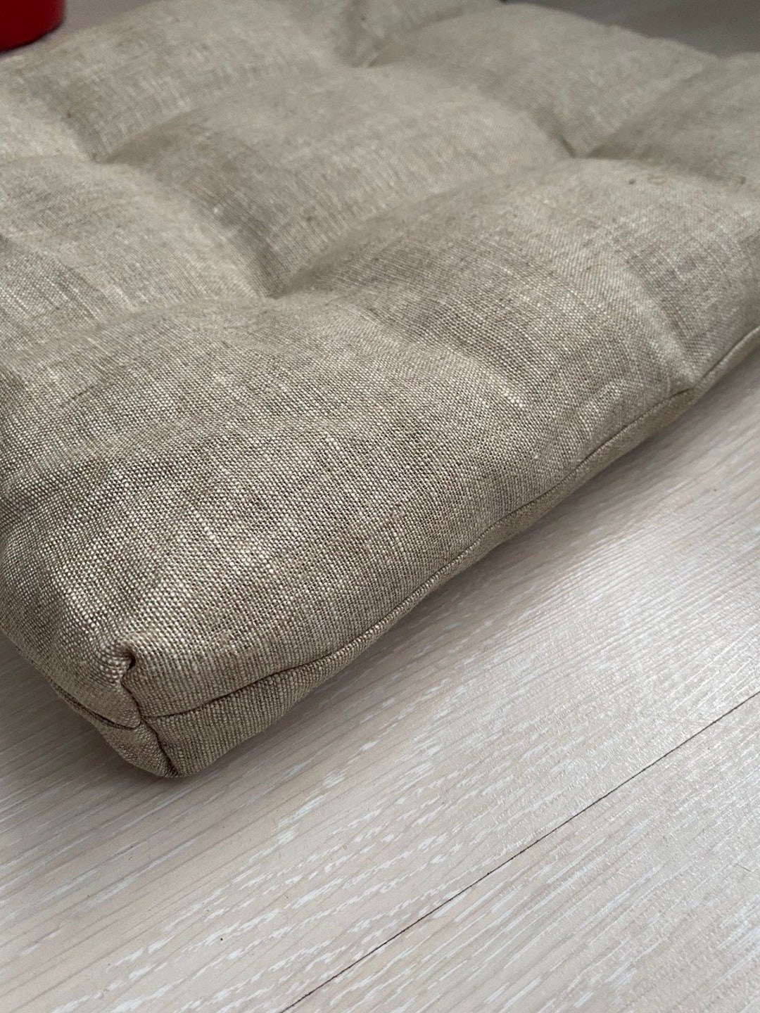 Hemp Chair Cushion With Hemp Filler and Hemp Cover - Etsy