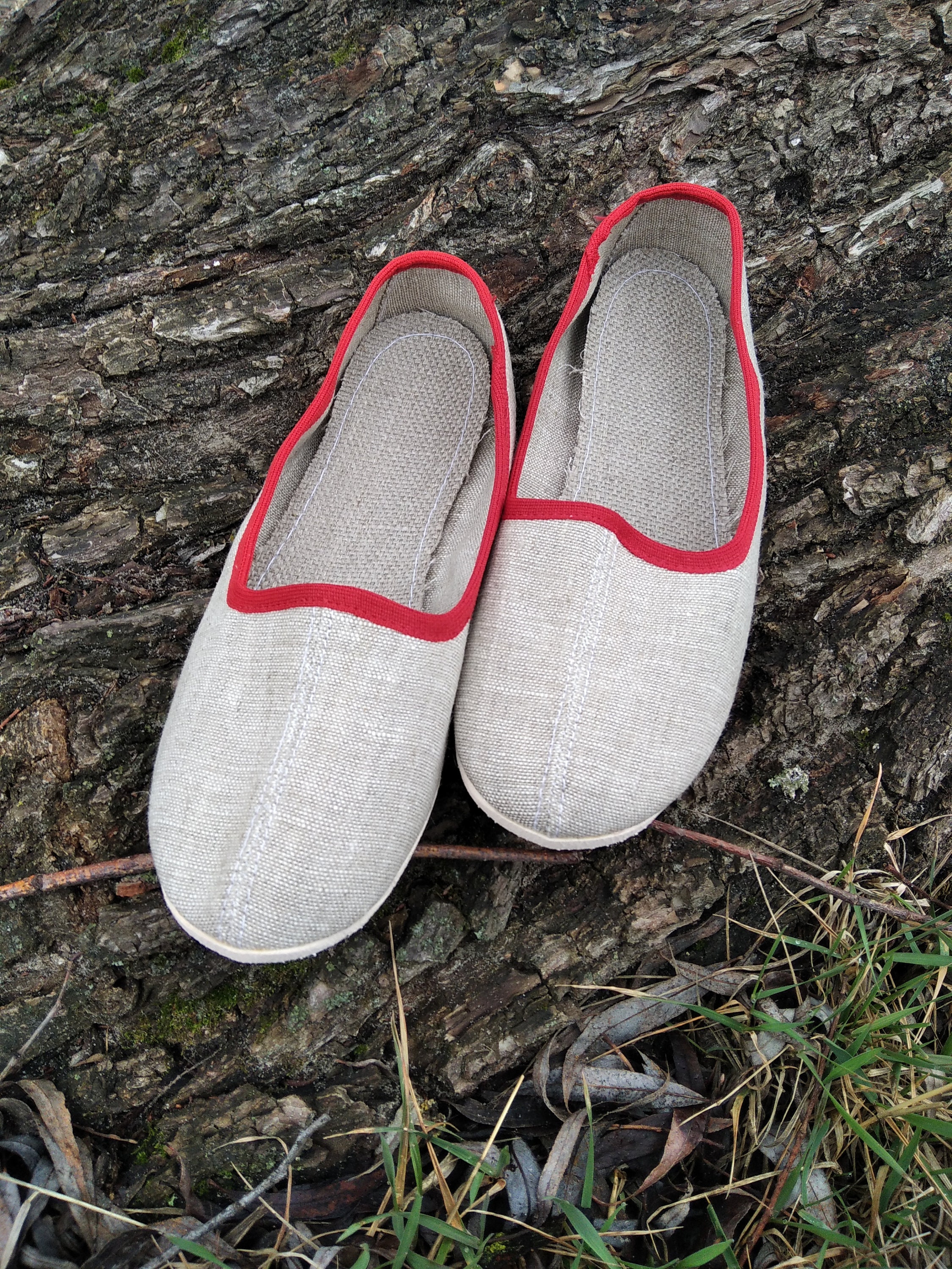 Natural hemp slippers with hemp insole for women Organic | Etsy