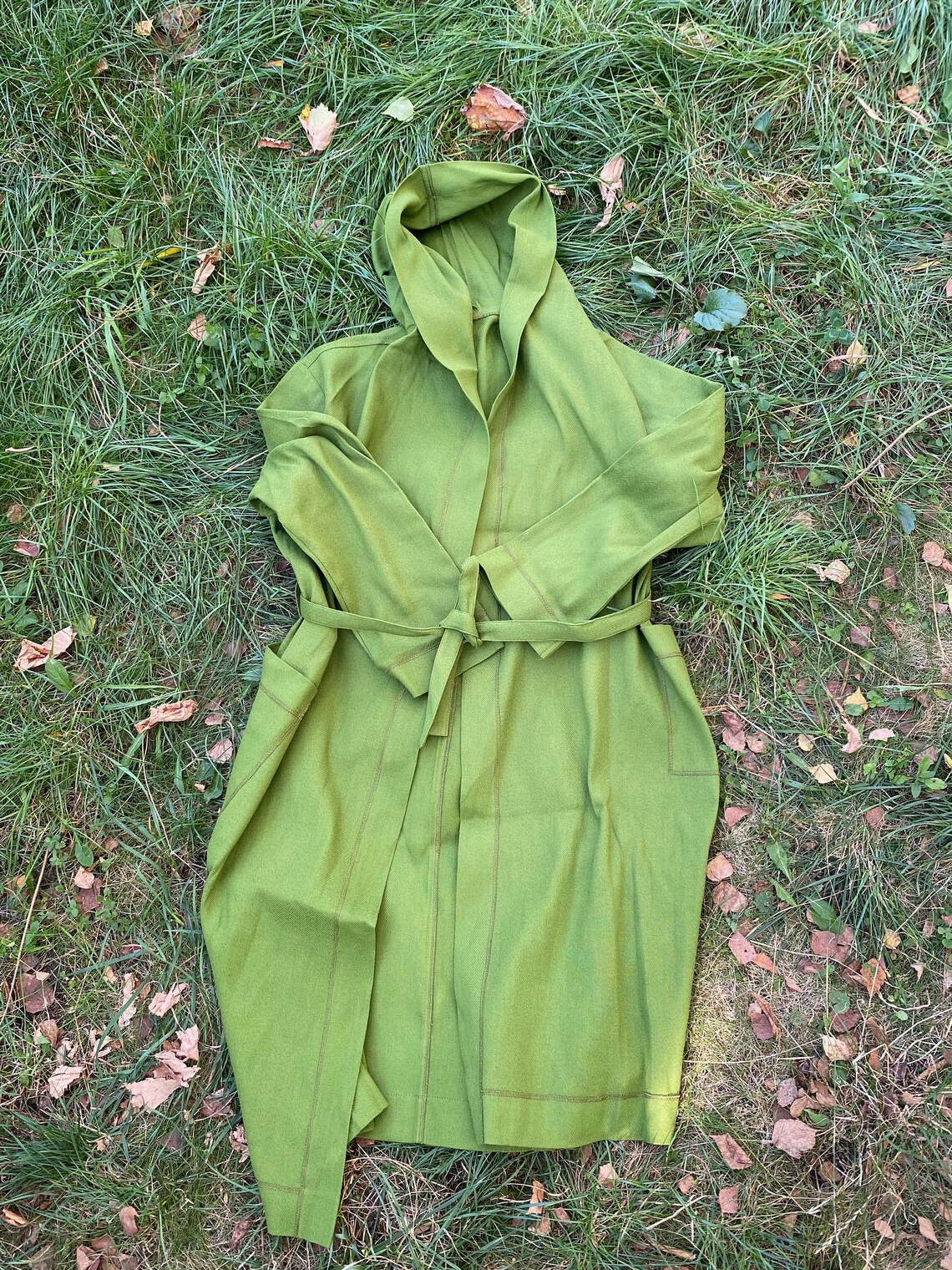 Hemp Mens Robe GREEN - Etsy