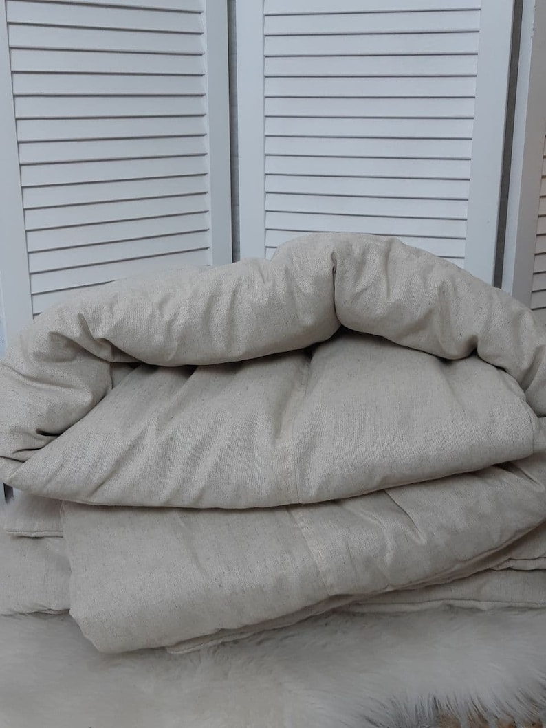 Hemp Blanket With Hemp Filler - Organic Bedding / Natural Product ...