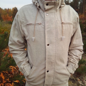 Hemp Jacket/hemp Clothes/organic Clothes/hemp/men Jacket/designer ...