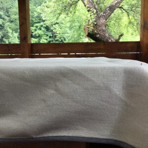 Hemp Tablecloth and 4 Hemp Napkins Set for Countrystyle Decor - Etsy