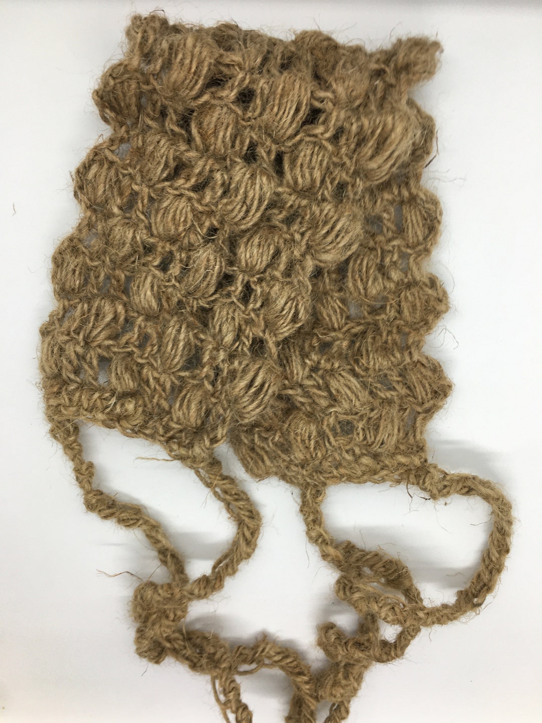 Organic Hemp Back Scrubber, Crochet Washcloth for Bath, Sponge for Anti ...