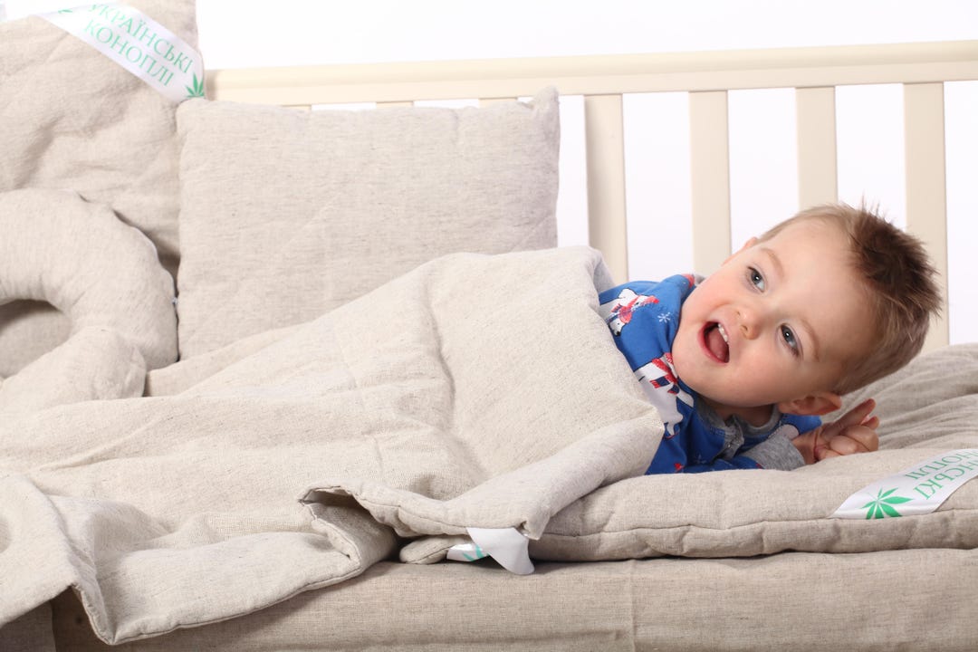 Hemp Pillow for Baby, Little Organic Hypoallergenic Natural Baby ...