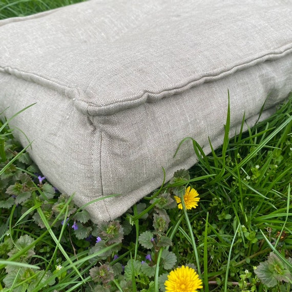 Hemp Floor Cushion With Hemp Filler | Etsy