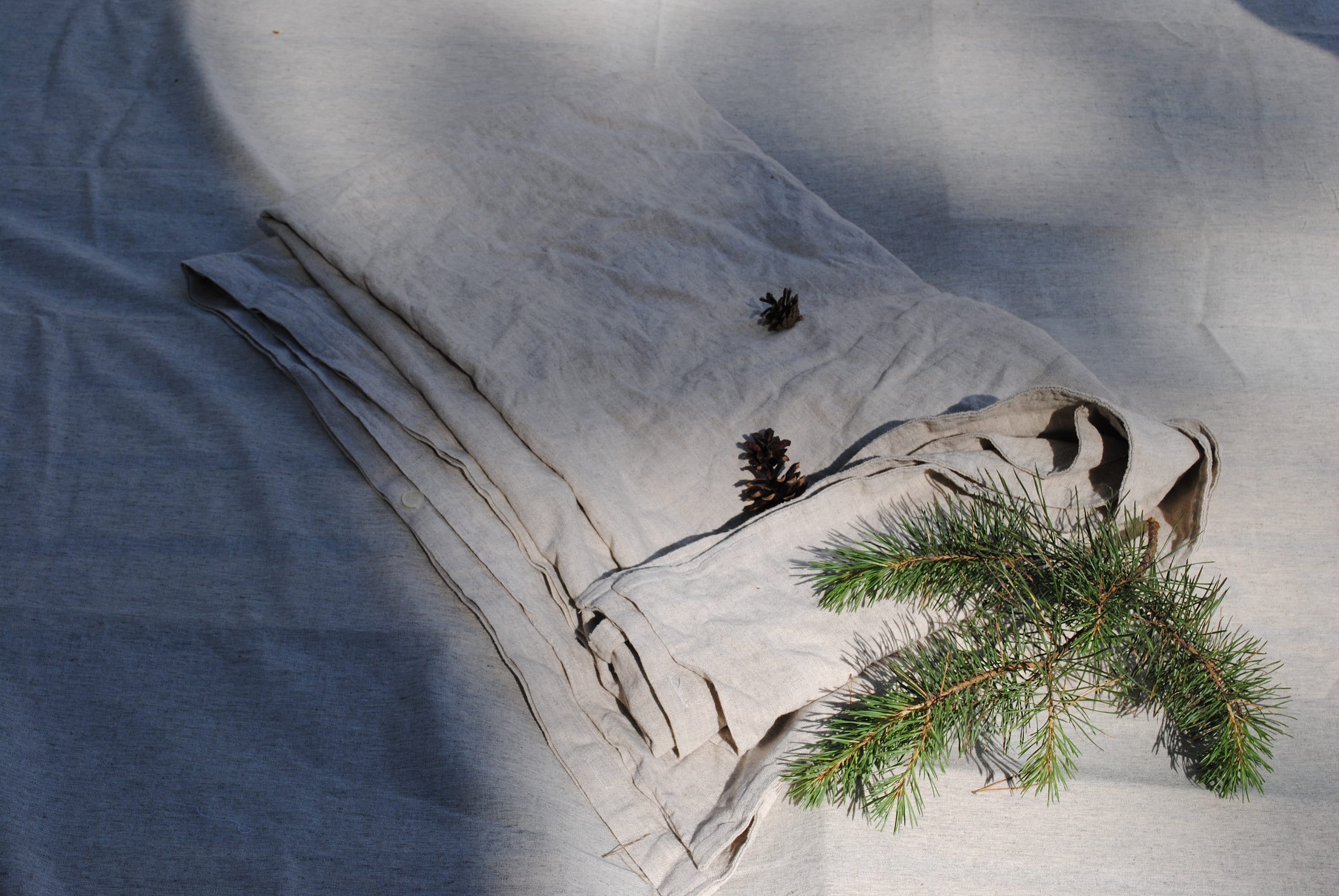 Hemp Bedding Set 4 Pieces Hemp Flat Sheet Hemp Duvet Cover | Etsy