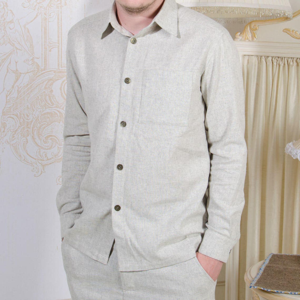 Hemp Shirt/100% Hemp Handwoven/hemp Cloth/mens Shirt/organic - Etsy UK