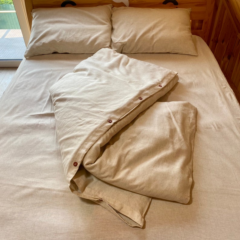 Hemp Set, Duvet Cover and Two Pillowcases - Etsy