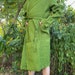 Hemp Mens Robe GREEN - Etsy