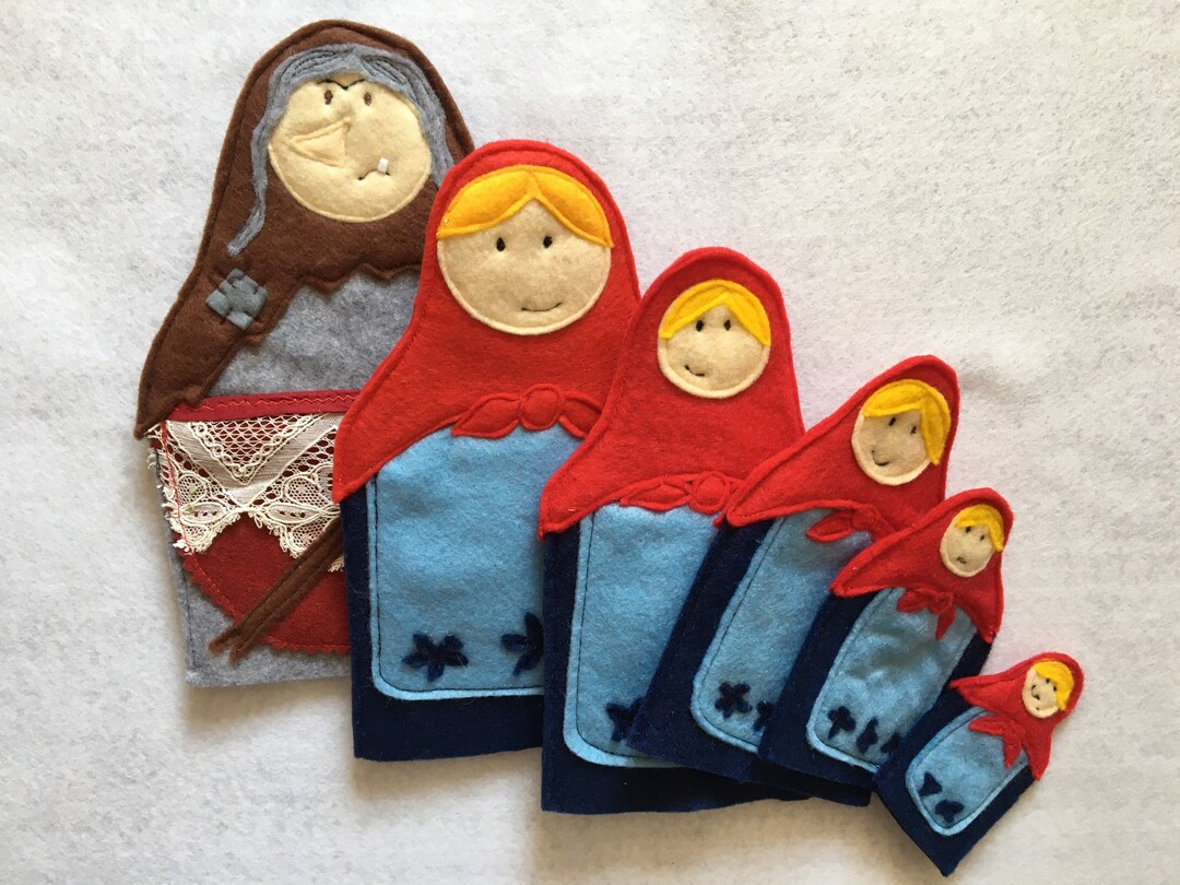 Baba Yaga and Matryoshka Puppets - Etsy