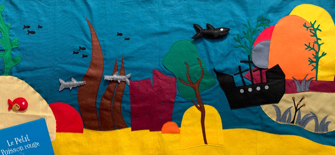 Story Rug the Little Red Fish - Etsy