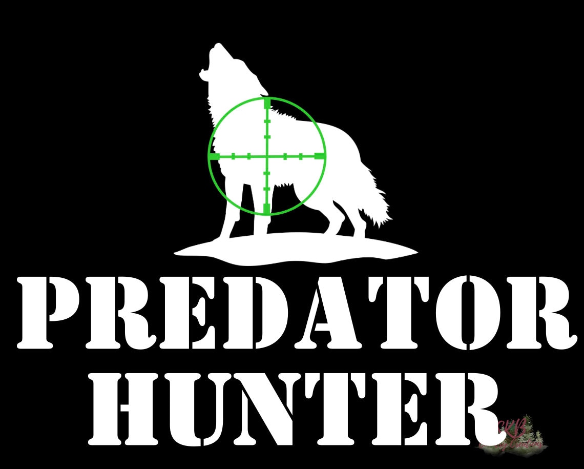 Predator Hunter Coyote PNG SVG - Etsy