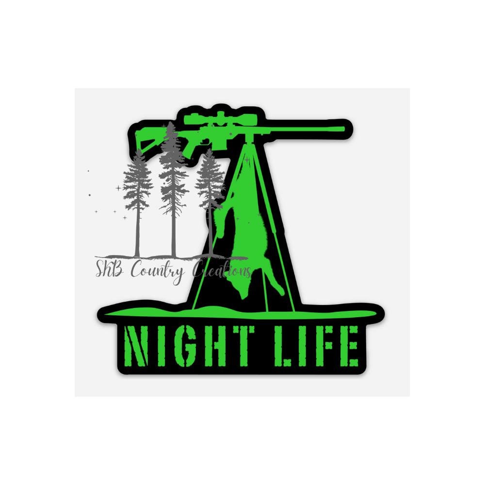 Night Life Coyote Decals - Etsy