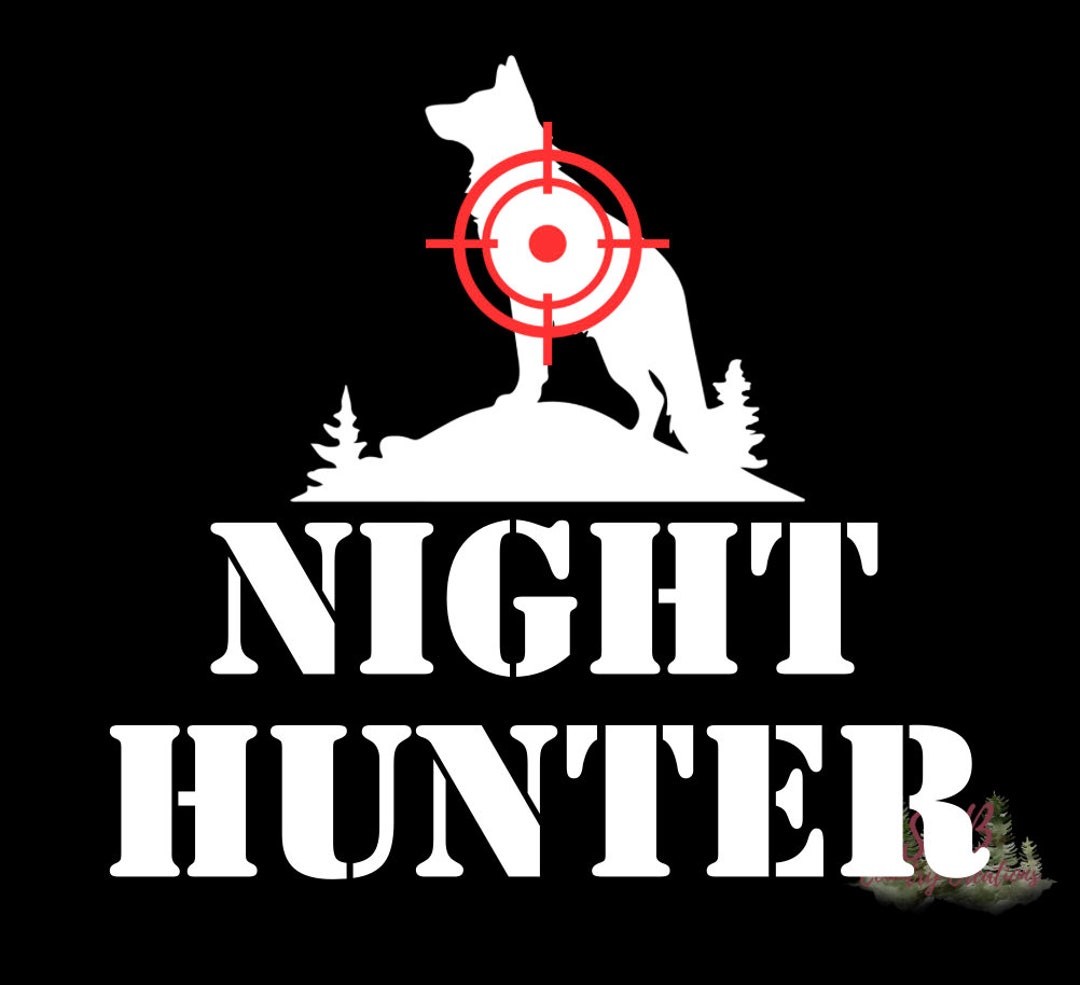 Coyote Night Hunter PNG SVG - Etsy
