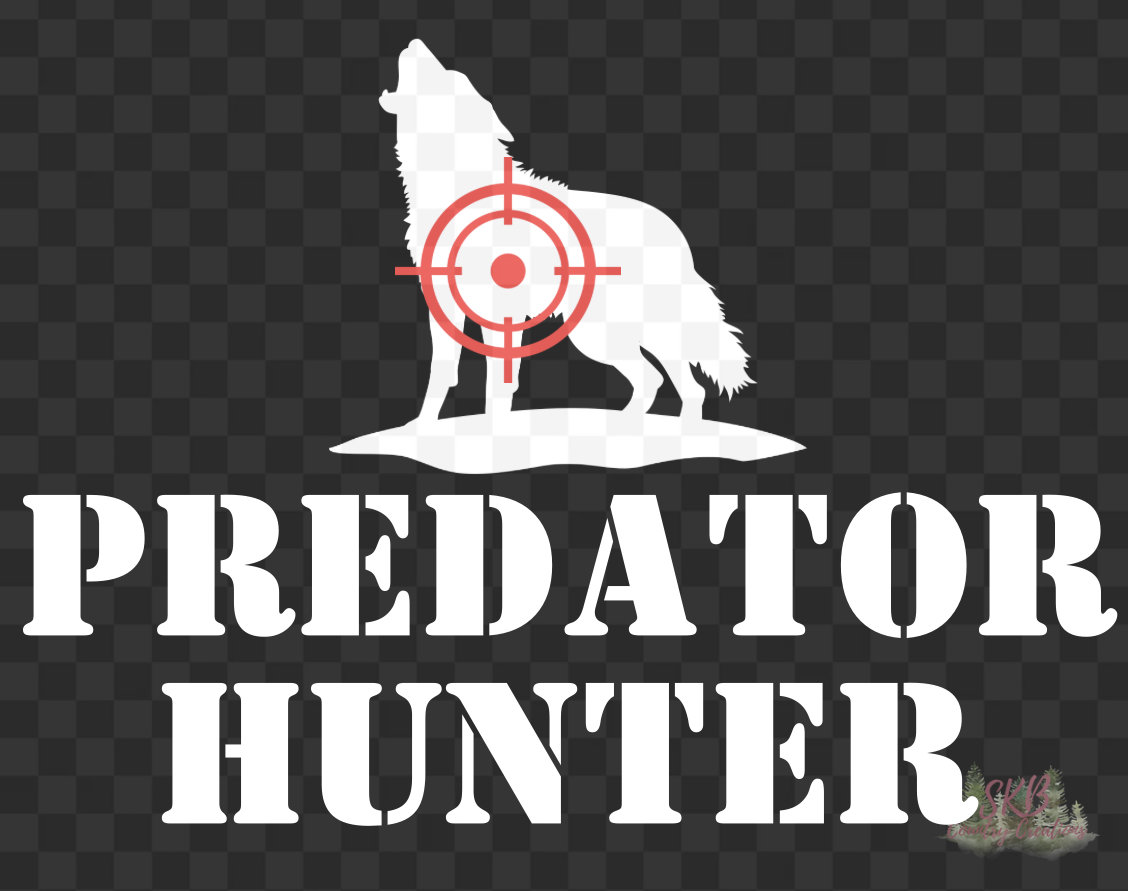 Predator Hunter Coyote PNG SVG - Etsy