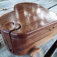 Laser Cut Wooden Heart Jewelry Box, Valentine's Gift - Etsy