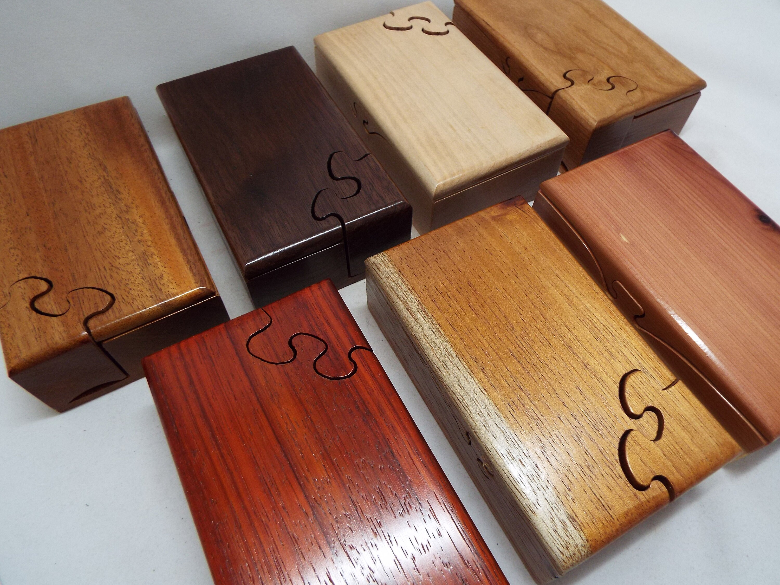 Handmade Wooden Puzzle Box Stash Box Custom Hostess Gift - Etsy