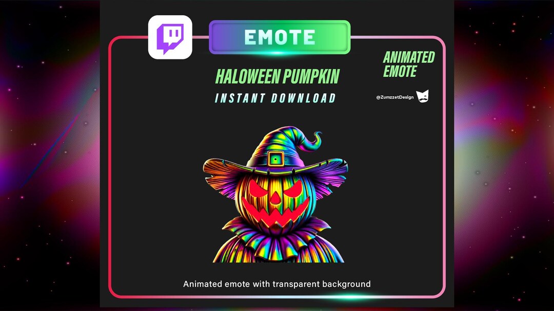 ANIMATED Evil Pumpkin for Twitch, Streamer, Gaming, Streaming, Stream ...