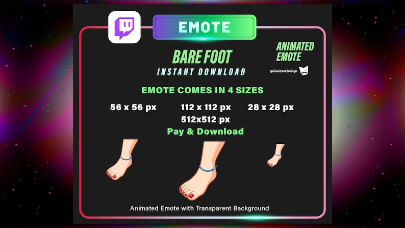 Funny Dancing Feet Twitch Emote (digital Download) - Etsy