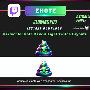 Animated Iridescent Poop Emote for Twitch (digital File) - Etsy