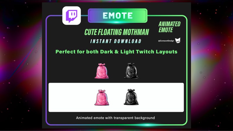 STATIC Trash Bags Emote Set for Twitch, Streamer, Gaming, Streaming ...
