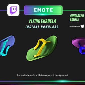 Animated Flying Chancla Emote for Twitch (digital File) - Etsy