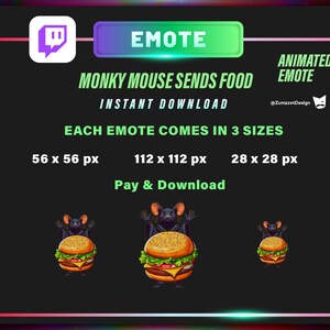 ANIMATED Monk Mouse for Twitch, Streamer, Gaming, Streaming, Stream ...