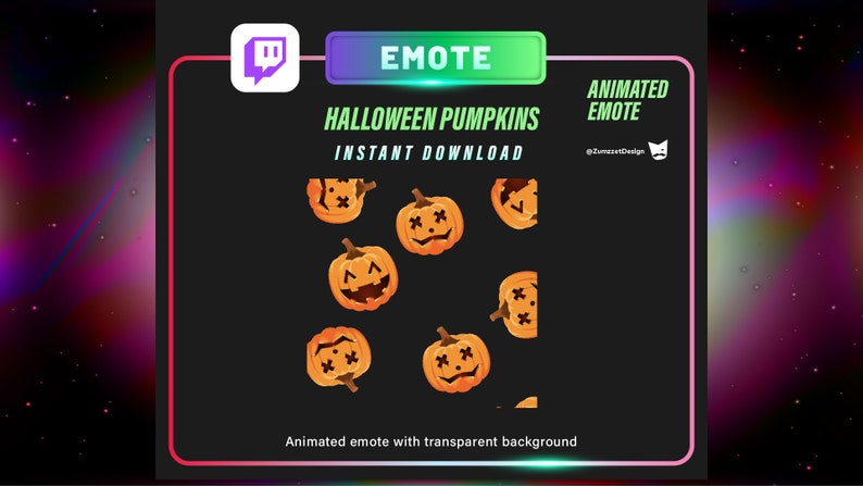 ANIMATED Raining Pumpkins for Twitch, Streamer, Gaming, Streaming ...