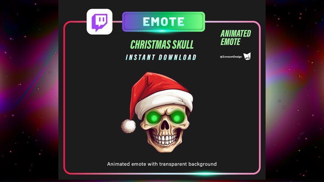ANIMATED SKULL for Twitch, Streamer, Gaming, Streaming,stream Emotes ...