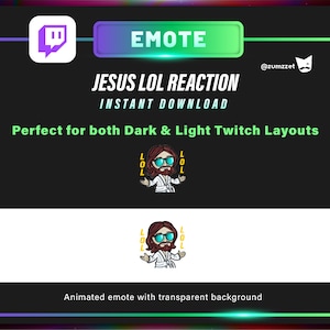 ANIMATED Jesus Emote for Twitch, Streamer, Gaming, Streaming,stream ...