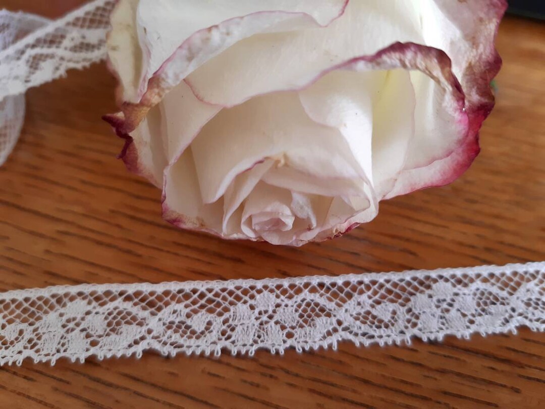 4m60 of Old White Linen Lace Valenciennes Type Couture - Etsy