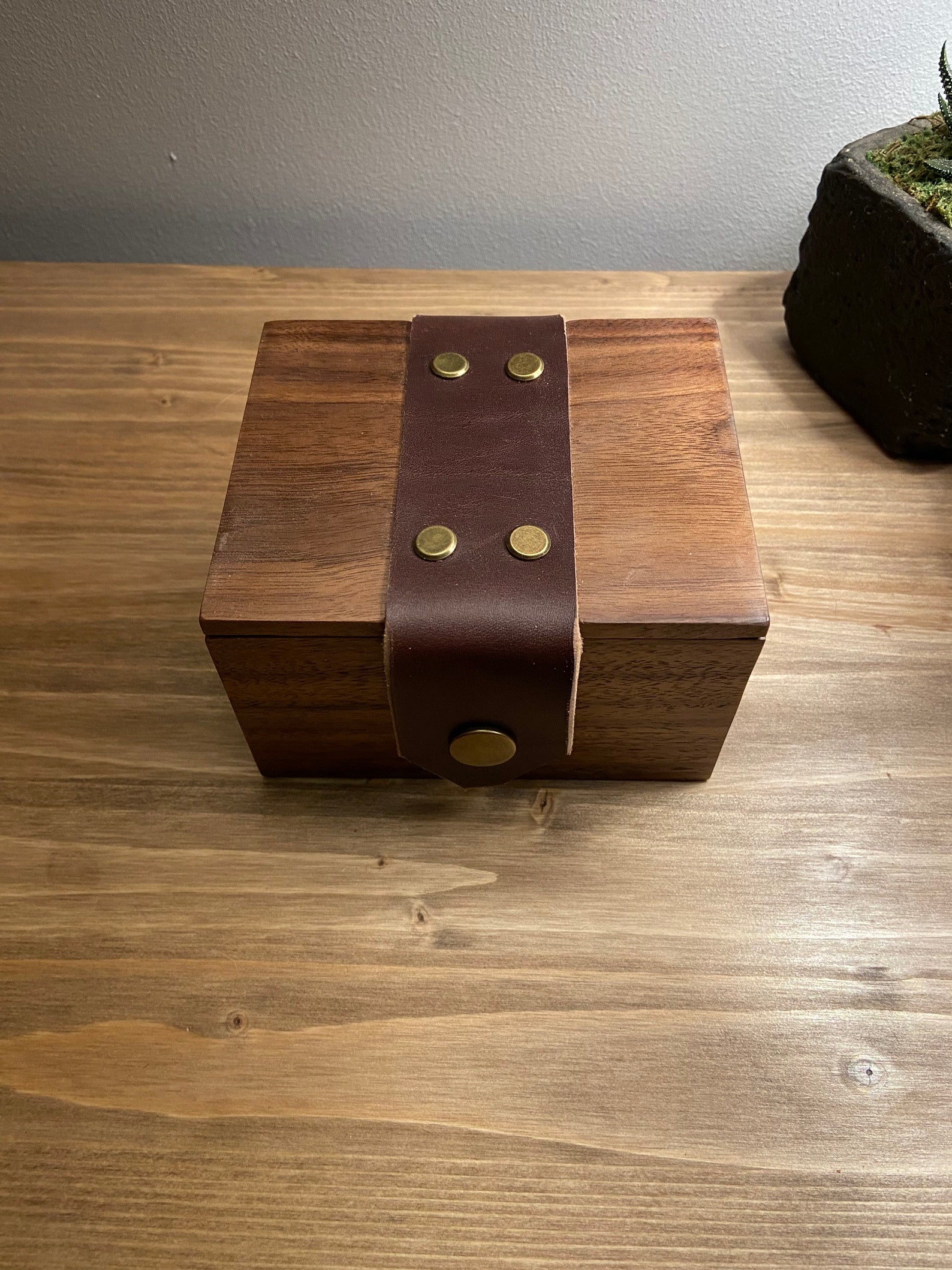 MTG Card Deck/dice Box W/ Leather Strap - Etsy