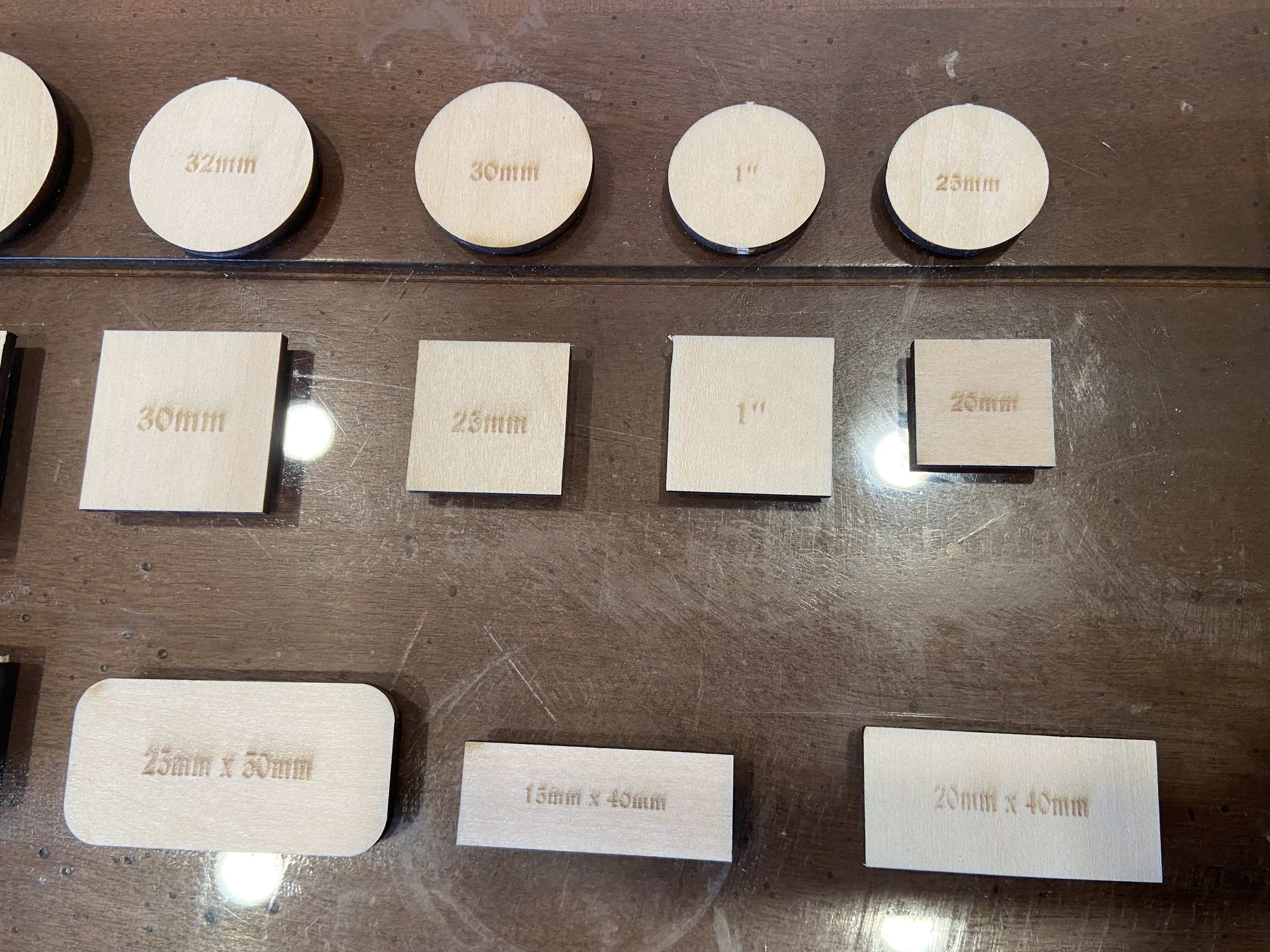 Custom Model Bases - Various Shapes and Sizes for Miniatures and ...