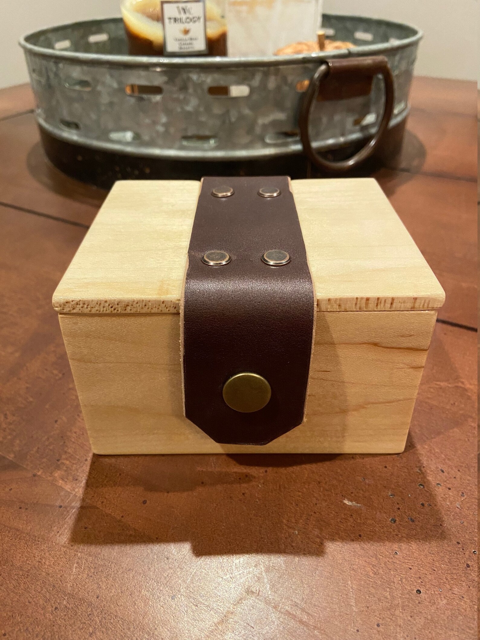 MTG Card Deck/dice Box W/ Leather Strap - Etsy