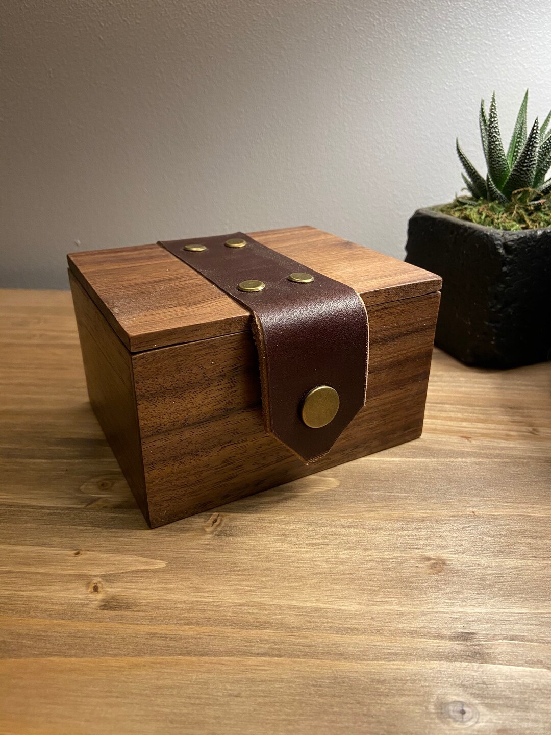 MTG Card Deck/dice Box W/ Leather Strap - Etsy