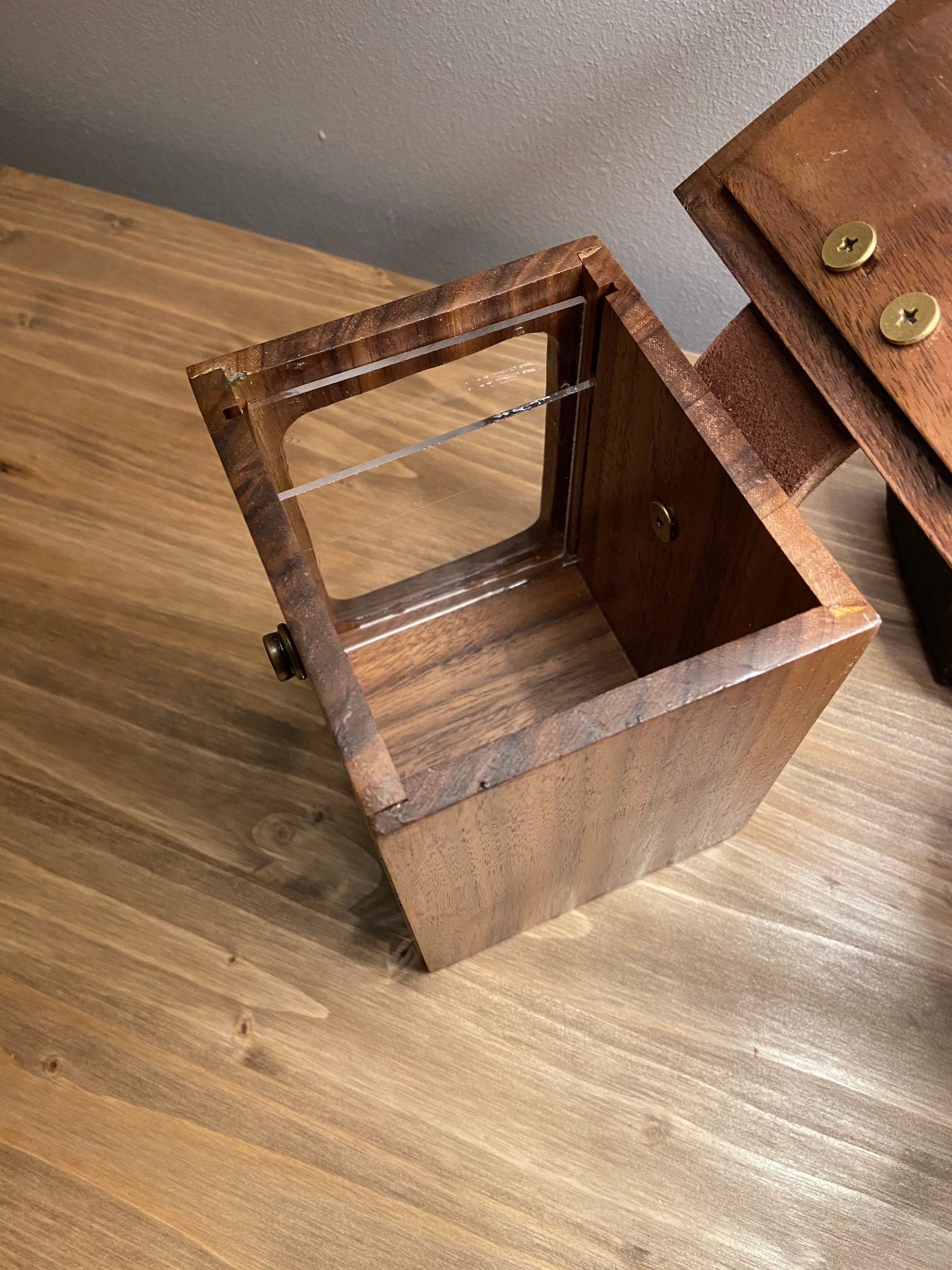 MTG Card Deck Box Commander Window W/ Leather Strap - Etsy