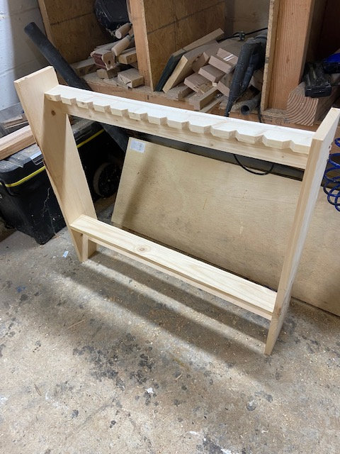 Fishing Rod Wall Rack DIY Build Apprentice Plan - Etsy