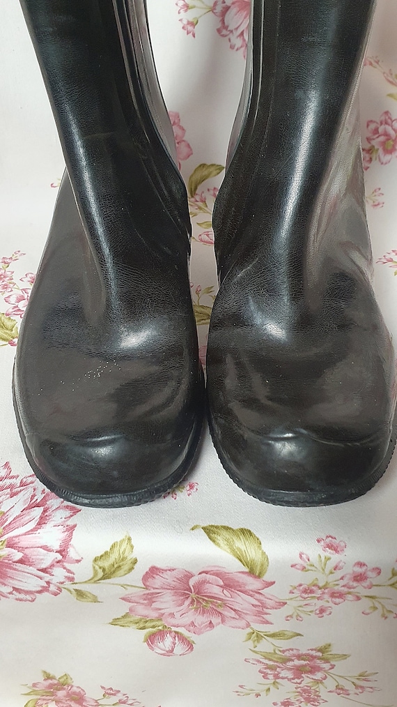 Original 1930s 1940s rain overshoes rubber galoshes T… - Gem