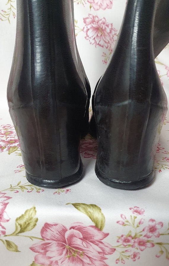 Original 1930s 1940s rain overshoes rubber galoshes T… - Gem