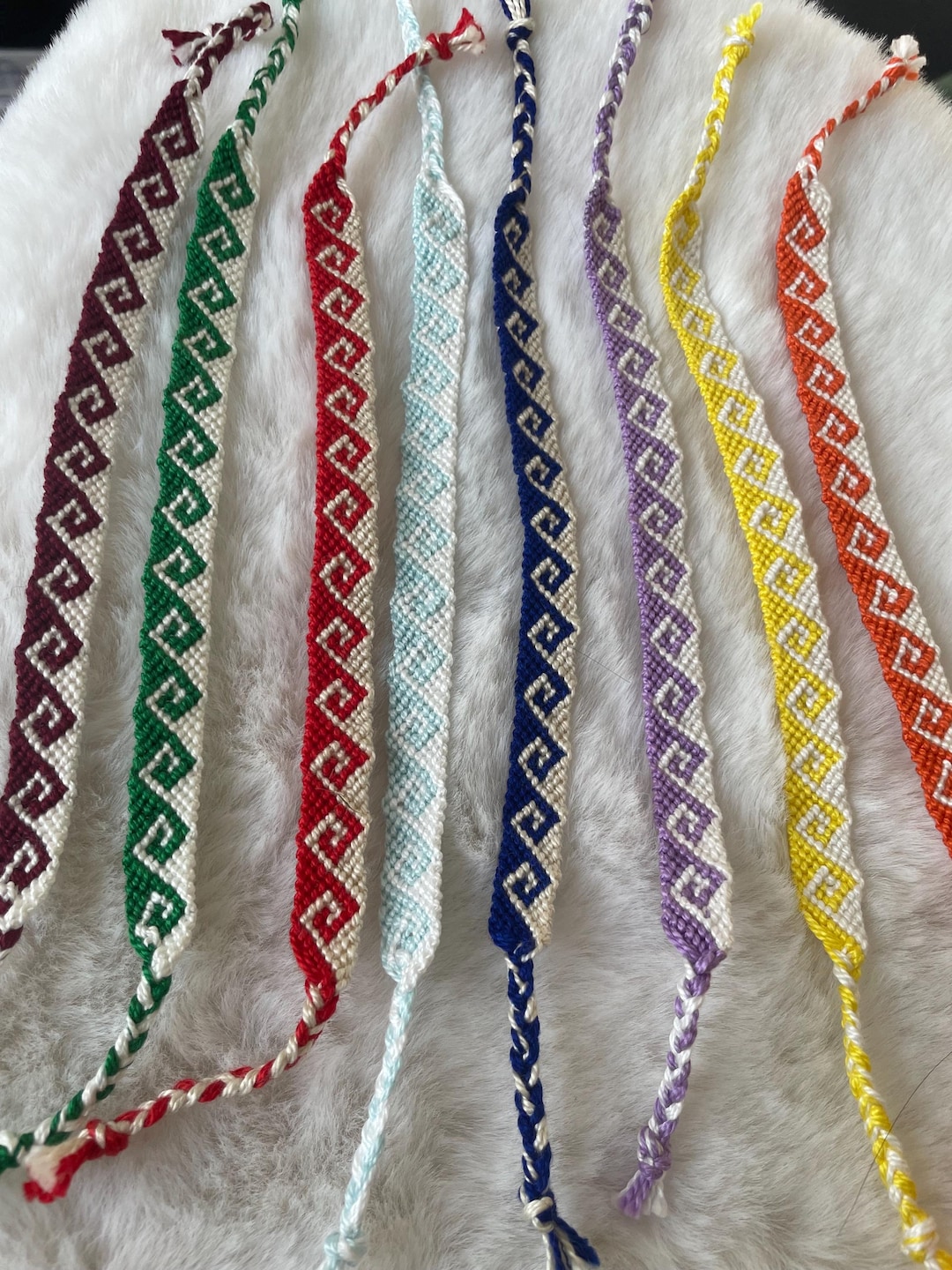 Brazilian Greek Wave Bracelet, Friendship Bracelet - Etsy