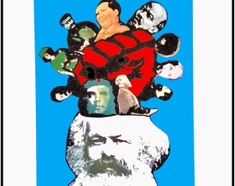 Karl Marx Wall Art - Etsy UK
